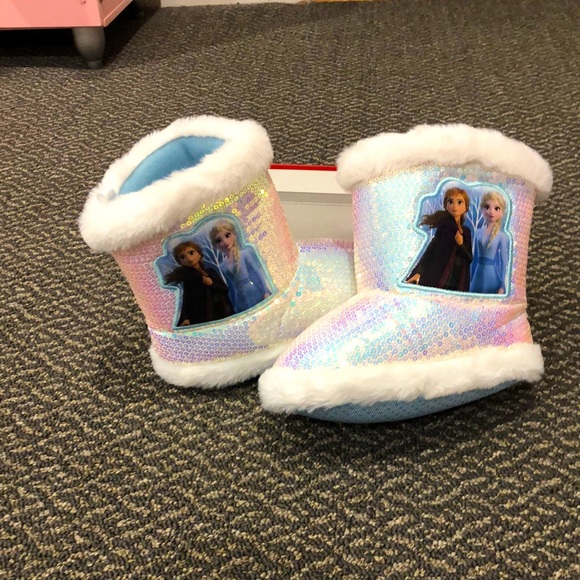Shoes | Disney Frozen Slipper Boots | Poshmark